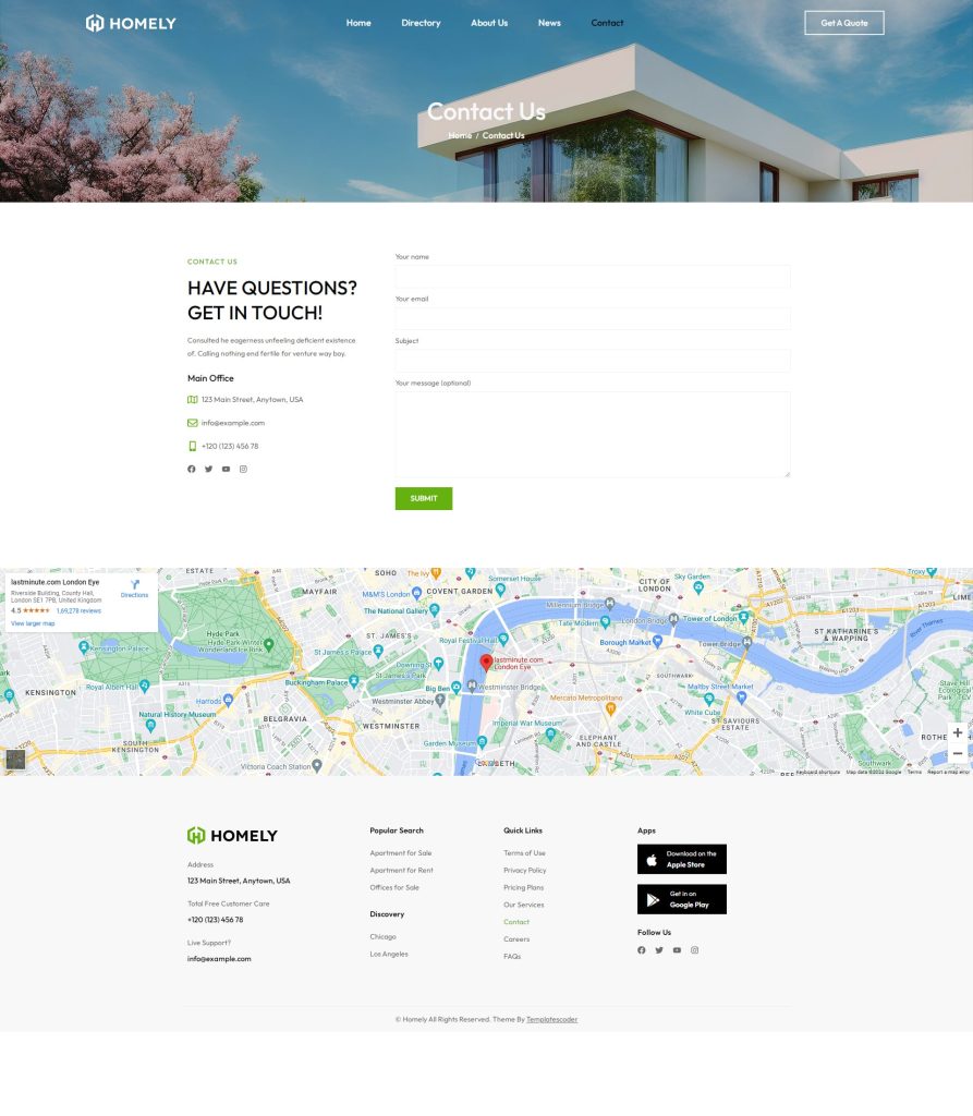 Contact Us - QHomes Realty